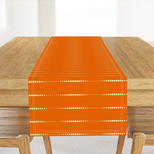 Orange Table Runner - Etsy