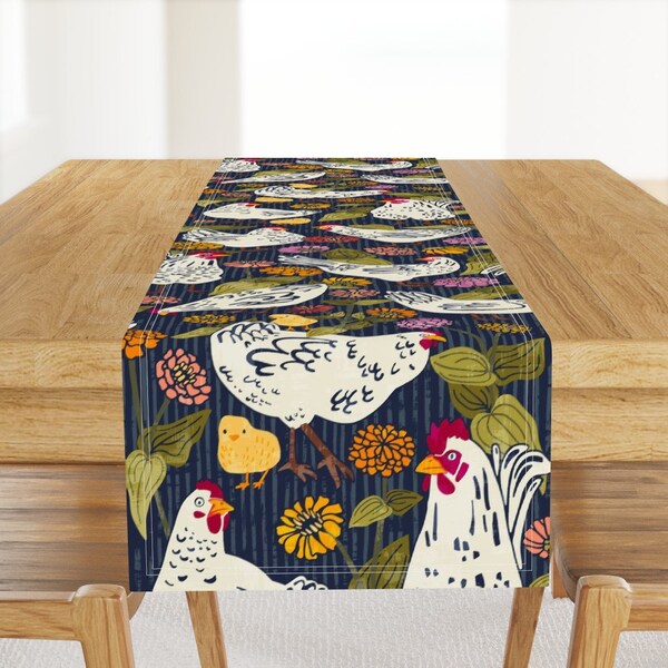 Chicken Table Runner - Etsy
