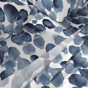 Indigo Watercolor Sheets - Watercolor Paint Spots by Kostolom3000 ...