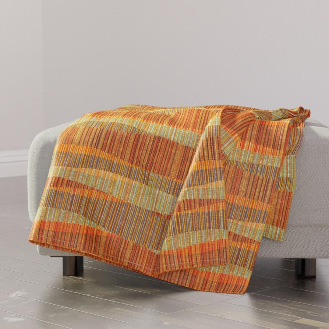 Mid Century Throw Blanket - Mid Mod Lines by Theodesign - Horizons ...