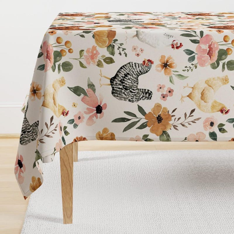 Farmhouse Tablecloth - Etsy