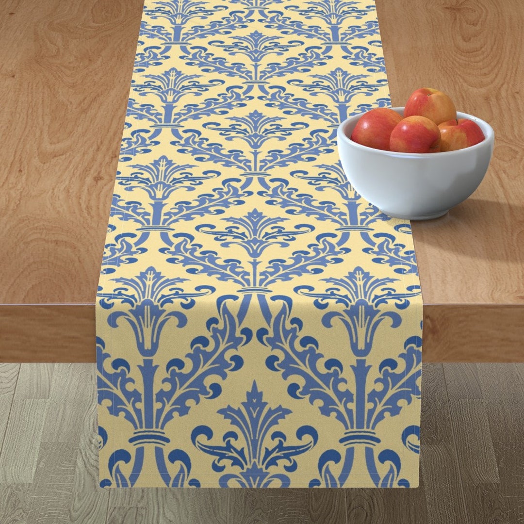 Provincial Table Runner the Damask Divine by - Etsy