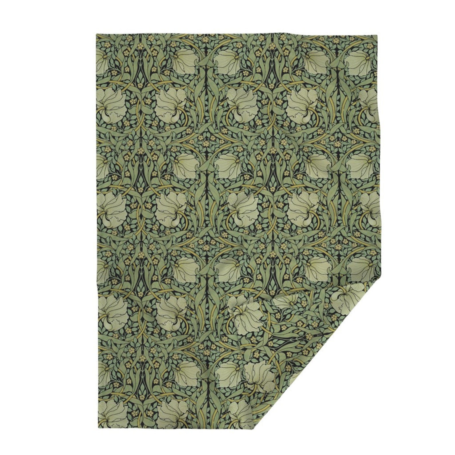 Victorian Floral Throw Blanket Pimpernel by - Etsy