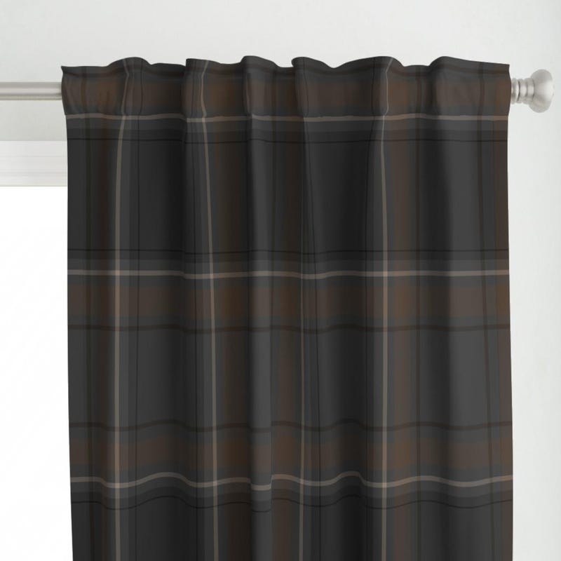 Cotton Tartan Curtains - Etsy