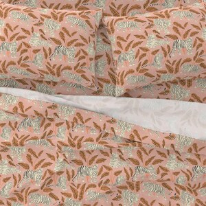 Maximalist Sheets - Malaysian Tiger Pink by Scarlet_soleil - Tiger ...