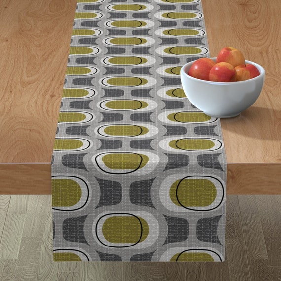 Home & Living Kitchen & Dining Table Runner Mid Century Modern etna.com.pe