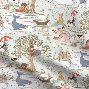 Whimsical Sheets - Storybook Adventures Multi by Shellypenko ...