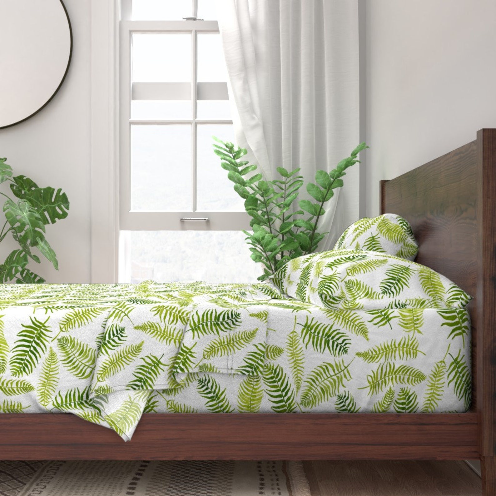 Green Sheets Fern-i-licious by Limezinniasdesign Fern - Etsy