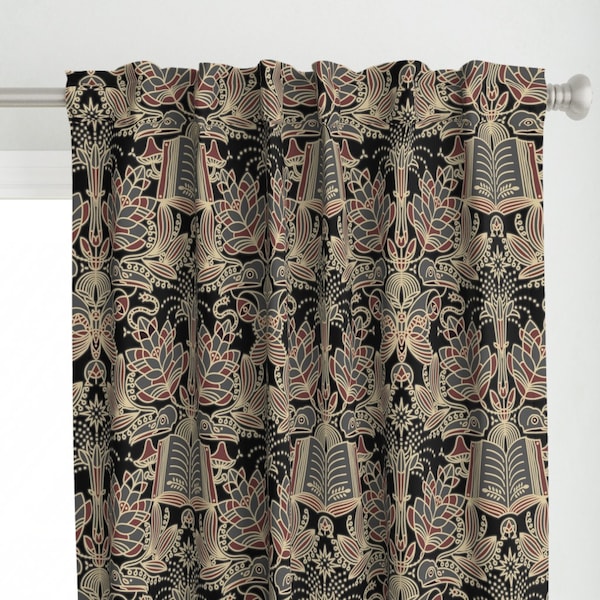 Dark Academia Curtains - Etsy