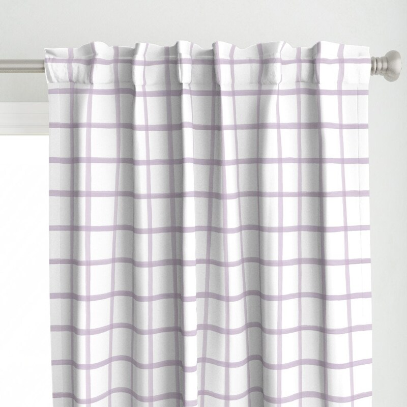 Lilac Curtains - Etsy