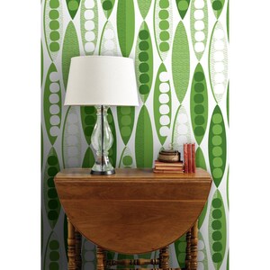 Green Peas Commercial Grade Wallpaper Pod by Spellstone Mid Century ...