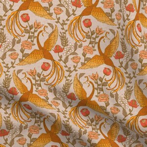 Vintage Phoenix Sheets - Phoenix Garden by Ceciliamok - Bird Floral ...