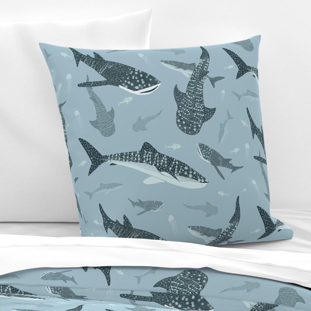 Whale Shark Bedding - Whale Sharks Swimming by Amy_hadden - Under the ...