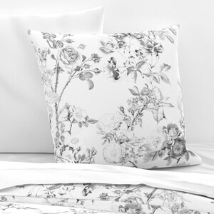Floral Toile Bedding - English Rose by Peacoquettedesigns - Cottage ...