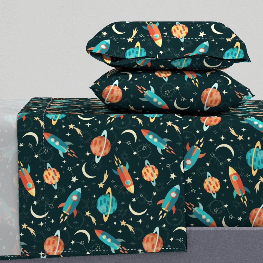 Glaxy Sheets Galactic Treasures Large by Anjajankowsky Space Outer ...