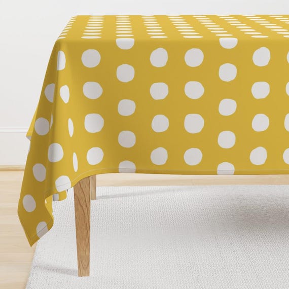 Polka Dot Fabric Tablecloths