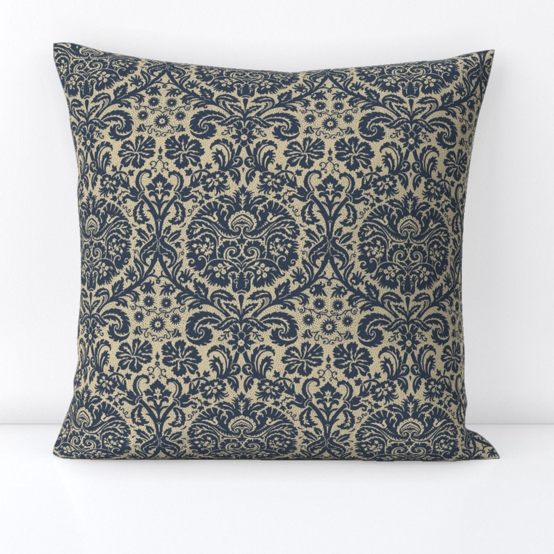 Persian Throw Pillow Rococo Serpentine by Muhlenkott Vintage Damask ...