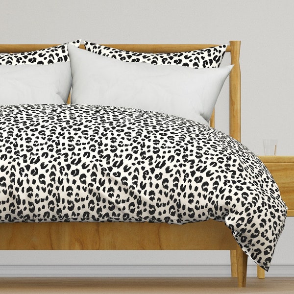 Black White Leopard - Etsy