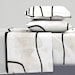 Urban Abstract Sheets - Graffiti by Etienne - Beige Black Cream White ...