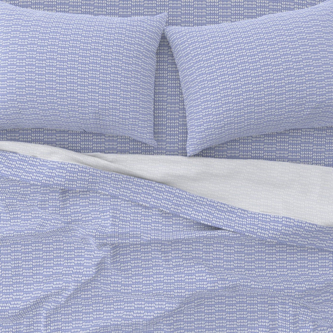 Periwinkle Geometric Sheets Blue Geo by Anna_kennedy Small - Etsy