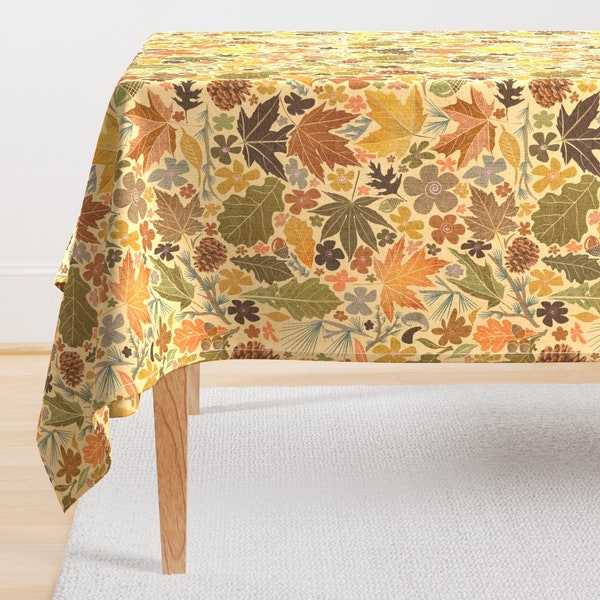Leaf Tablecloth - Etsy