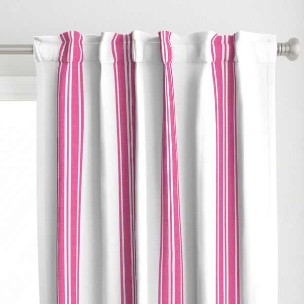 Pink Ruffle Curtain - Etsy