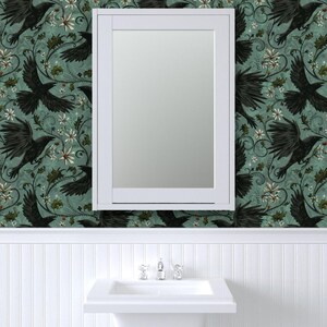 Gothic Ravens Non-pasted Wallpaper - Mystic Crows by Stephaniebeischer ...