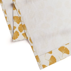 Autumn Ginkgo Curtain Panel Ginkgo Leaves Saffron by Littlearrowdesign ...