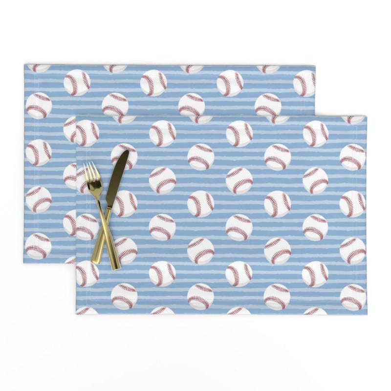 Baseball Placemats - Etsy