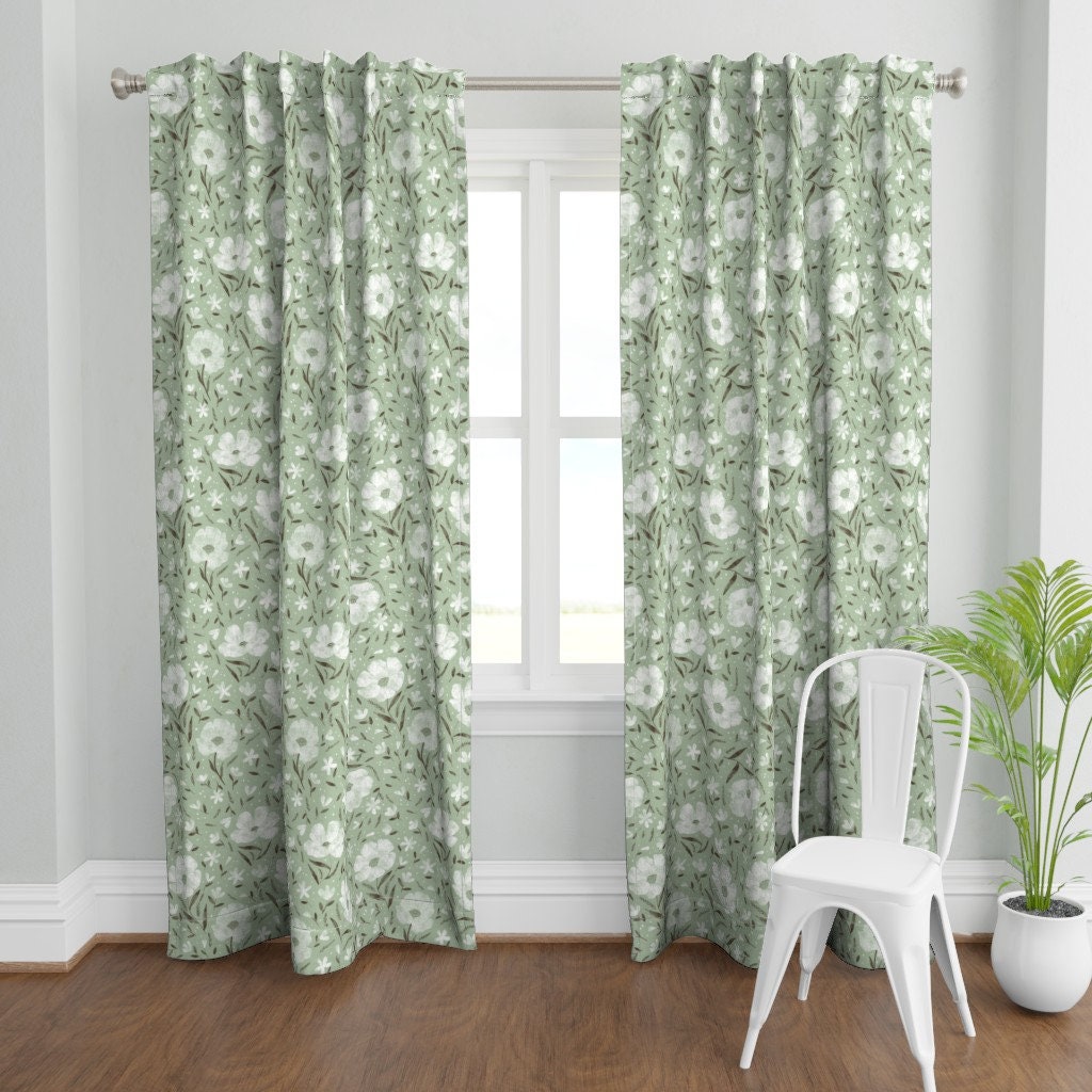 Sage Green Curtains