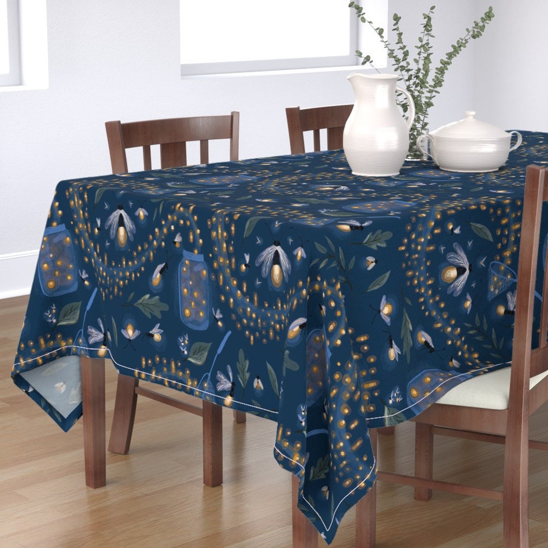 Fireflies Tablecloth Catching Fireflies by Thestorysmith - Etsy