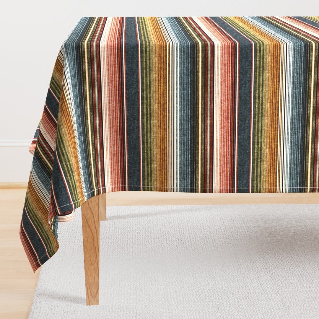Southwest Desert Tablecloth Serape Stripe by Littlearrowdesign Earth ...