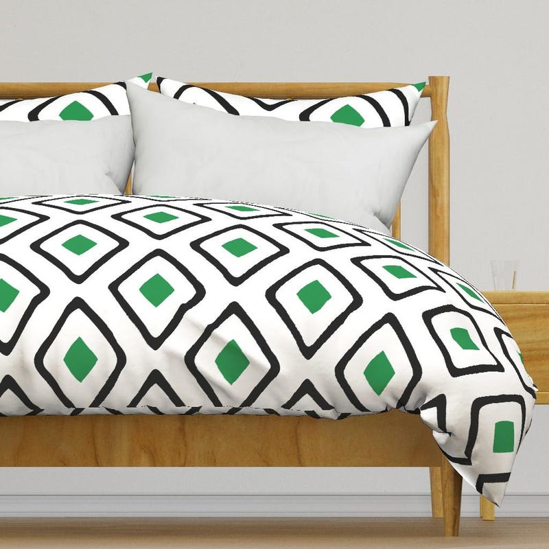 Geometric Bedding - Etsy