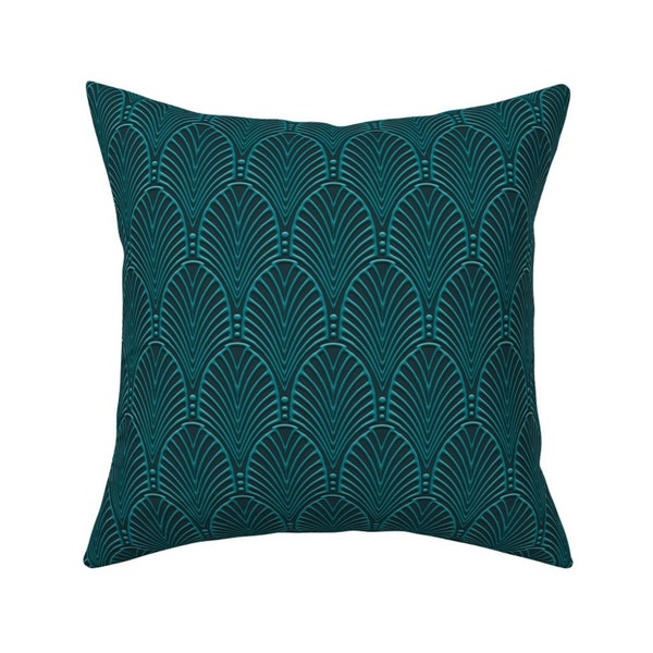 Teal Throw Pillow - Etsy