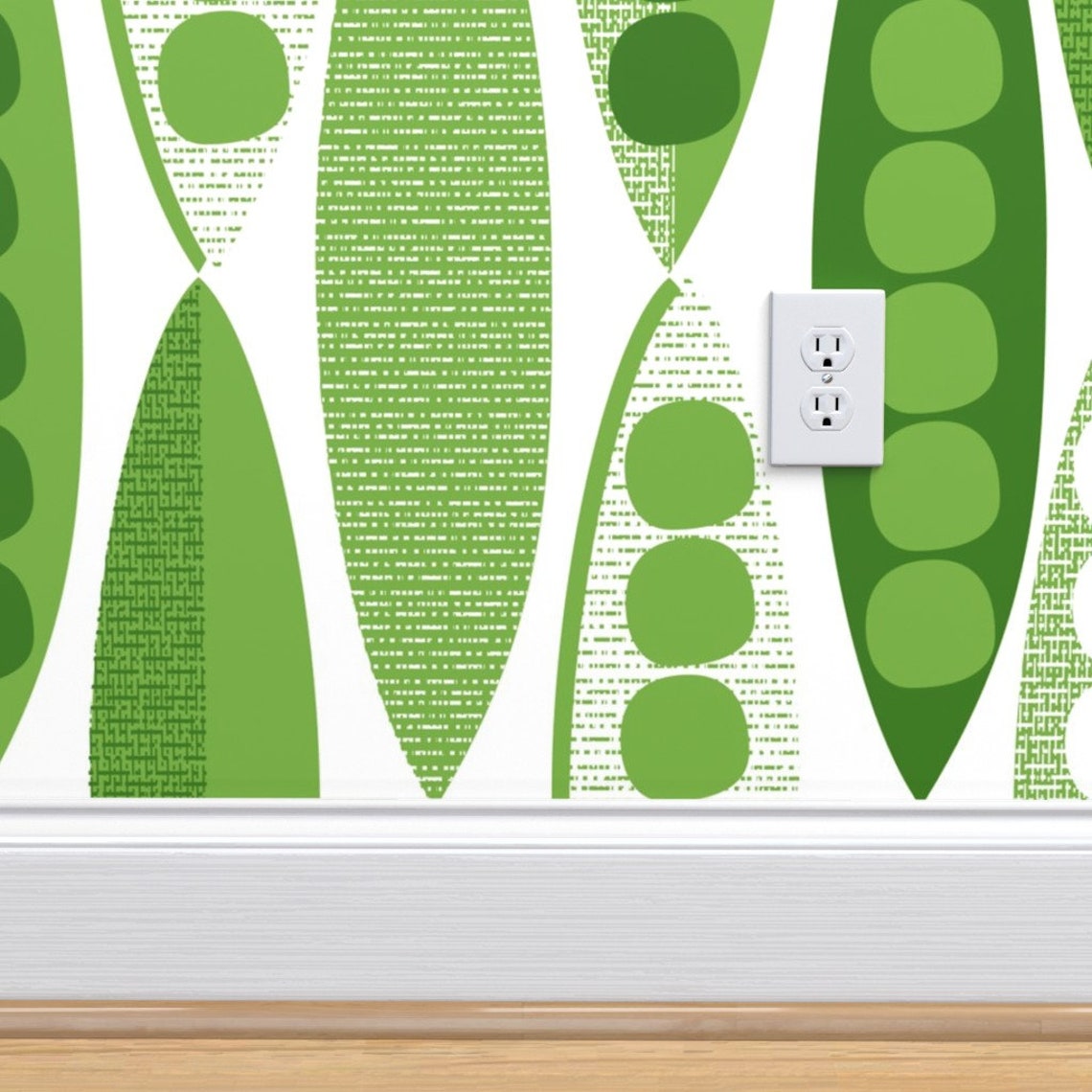 Green Peas Commercial Grade Wallpaper Pod by Spellstone - Etsy