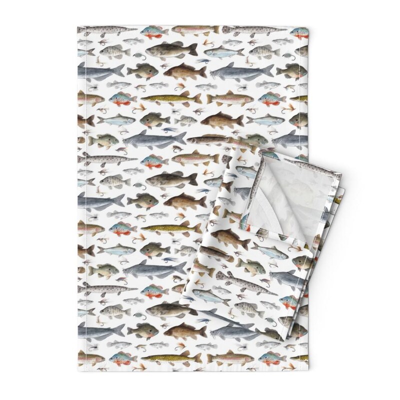 Fish Hand Towels - Etsy