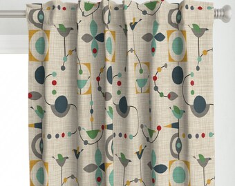 Green Plaid Curtain Panel Fall Plaid in Sage by Littlearrowdecor Faded ...