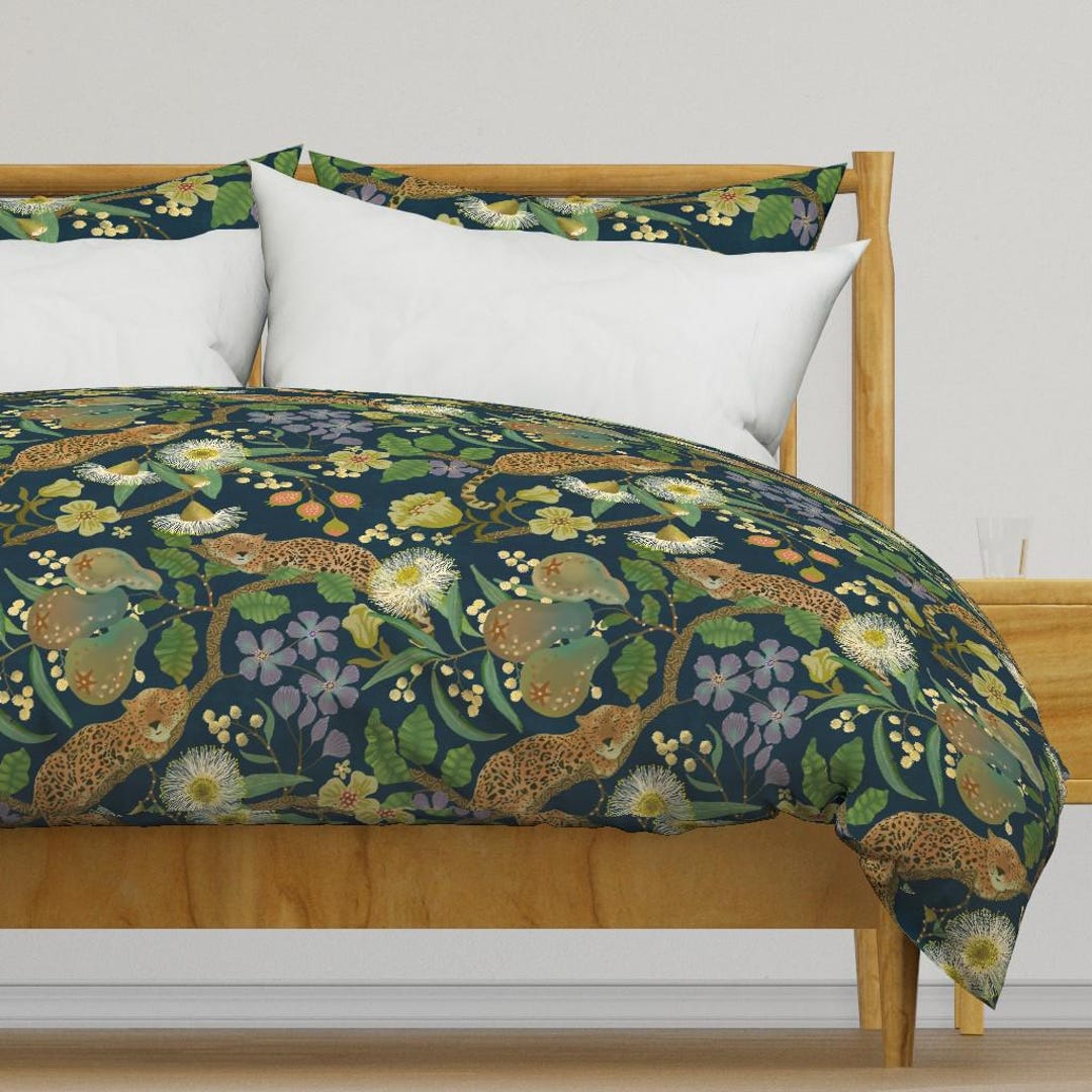 Sleeping Leopard Bedding - Sweet Dreams by Hnldesigns - Whimsical ...