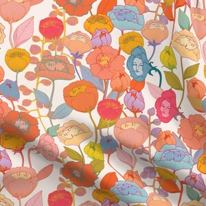 Whimsical Sheets - Wonderland Flowers Large by Ceciliamok - Flower ...