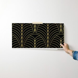 Art Deco Scallops Non-pasted Wallpaper Art Nouveau 1920s Inspired - Art ...
