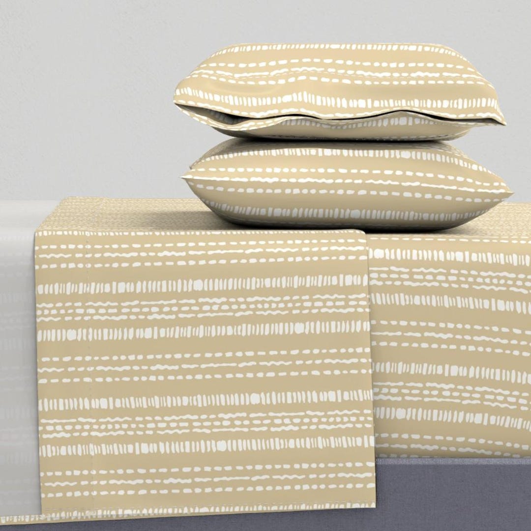 Boho Tan Stripe Sheets - Tropical Stripe by Alexandra_weise - Abstract ...