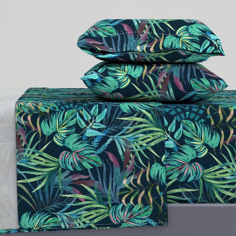 Tropical Cotton Bedding - Etsy