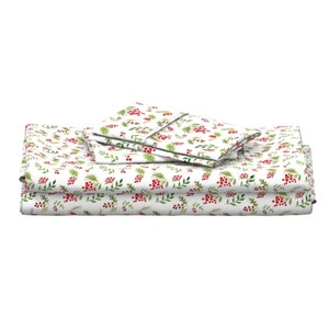 Holly Leaves Sheets Winter Berries by Erijoyjoy Leaves Red Berries ...