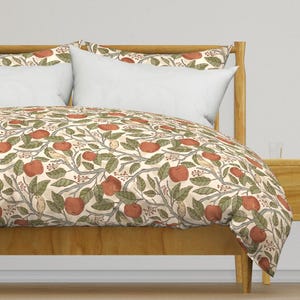 Red Apple Orchard Bedding - Vintage Apple Orchard by Ammiecreative ...