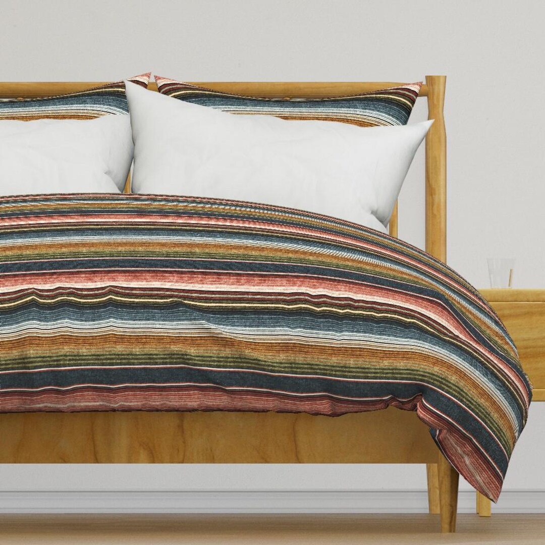 Southwest Desert Bedding - Serape Stripe by Littlearrowdesign - Earth ...