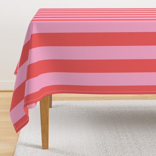 Striped Tablecloth - Etsy