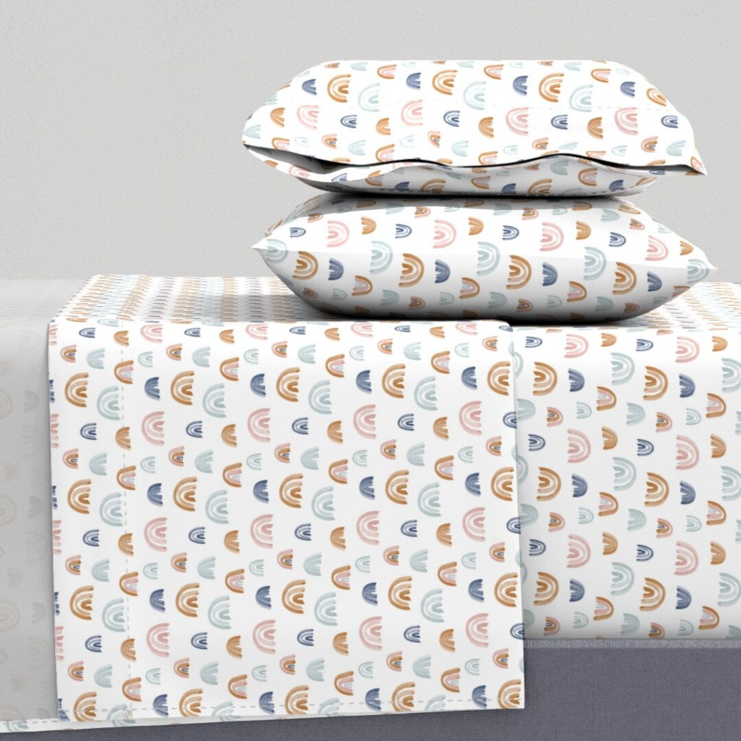 Rainbows Sheets Watercolor Rainbows by Anniemontgomerydesign Earth ...