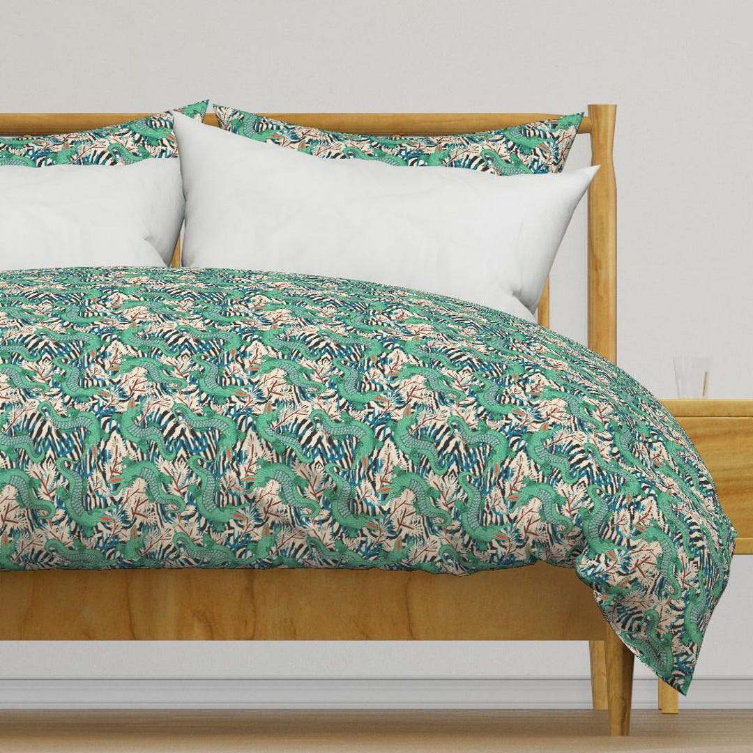 Maximalist Alligator Bedding - Bazaar Maxima Gator by Holli_zollinger ...