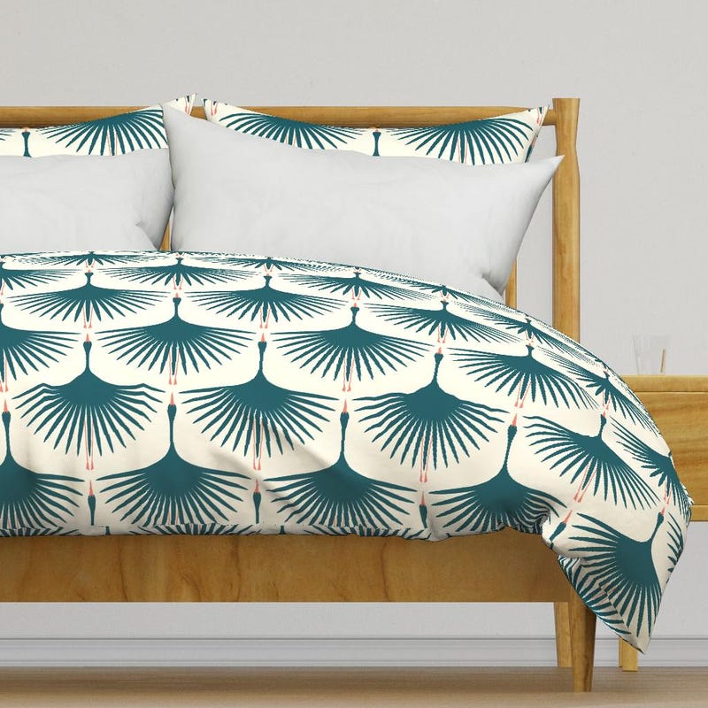 Mod Duvet Cover Blue - Etsy
