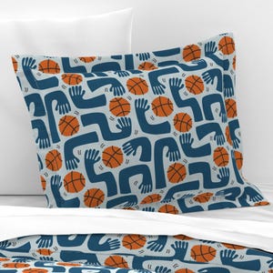 Modern Basketball Bedding - Crazy Basketball by Anequ_studio - Abstract ...